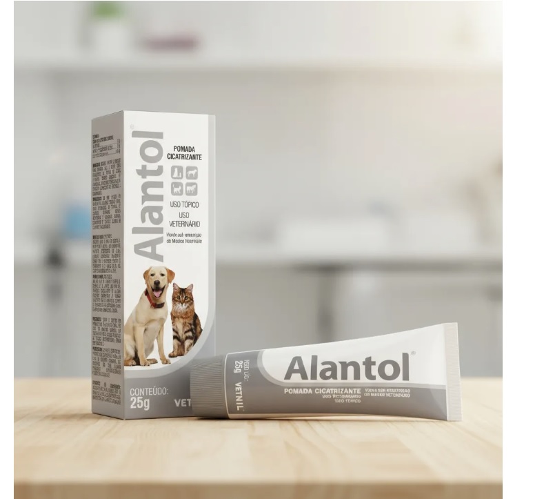 Alantol Pomada Cicatrizante Vetnil 25g - Katira Pet